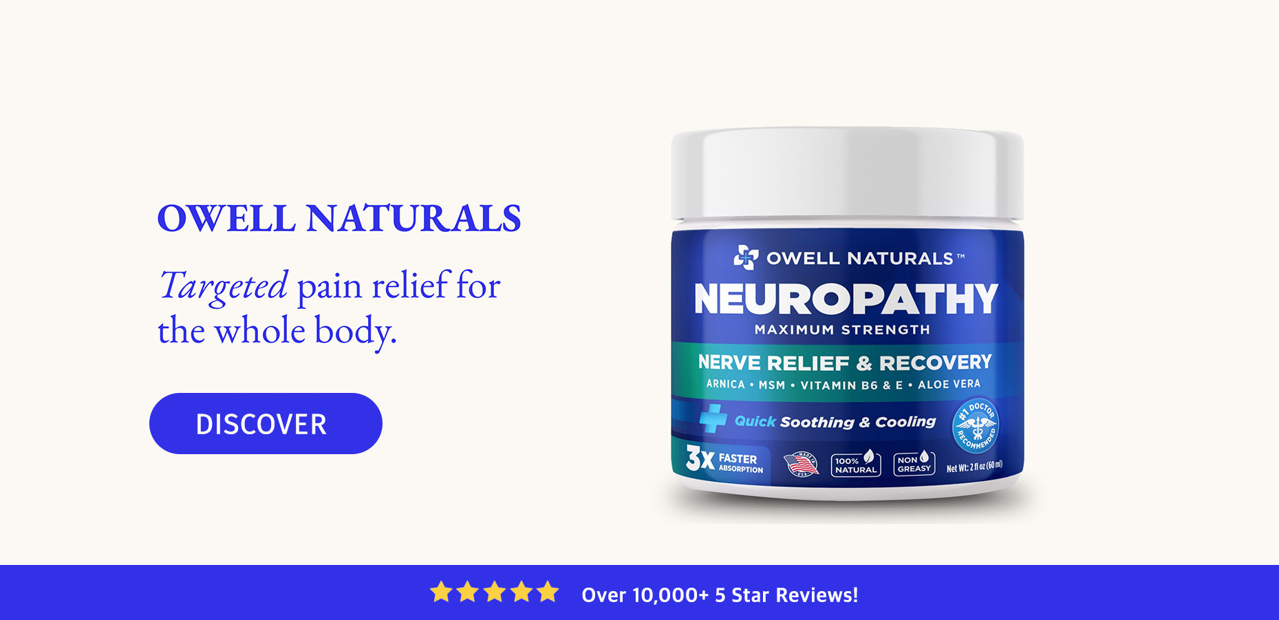 Owell Naturals | Enjoy a Pain-free Life!